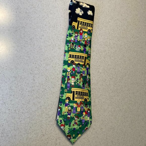Keith Daniels Menswear | Accessories | Neck Tie School Bus Kids By ...